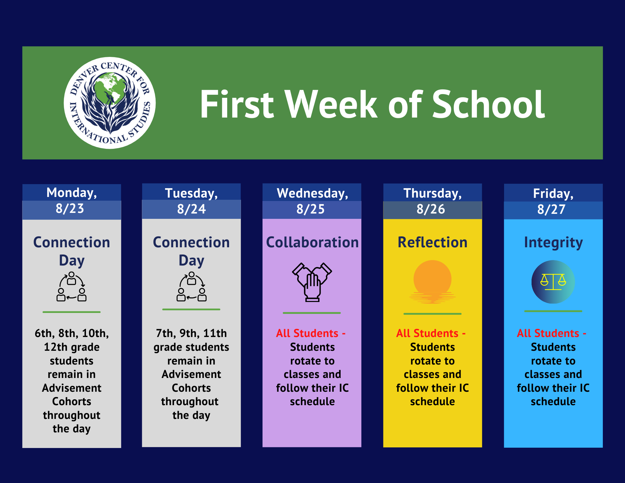 Denver Center for International Studies » First Weeks Back to School